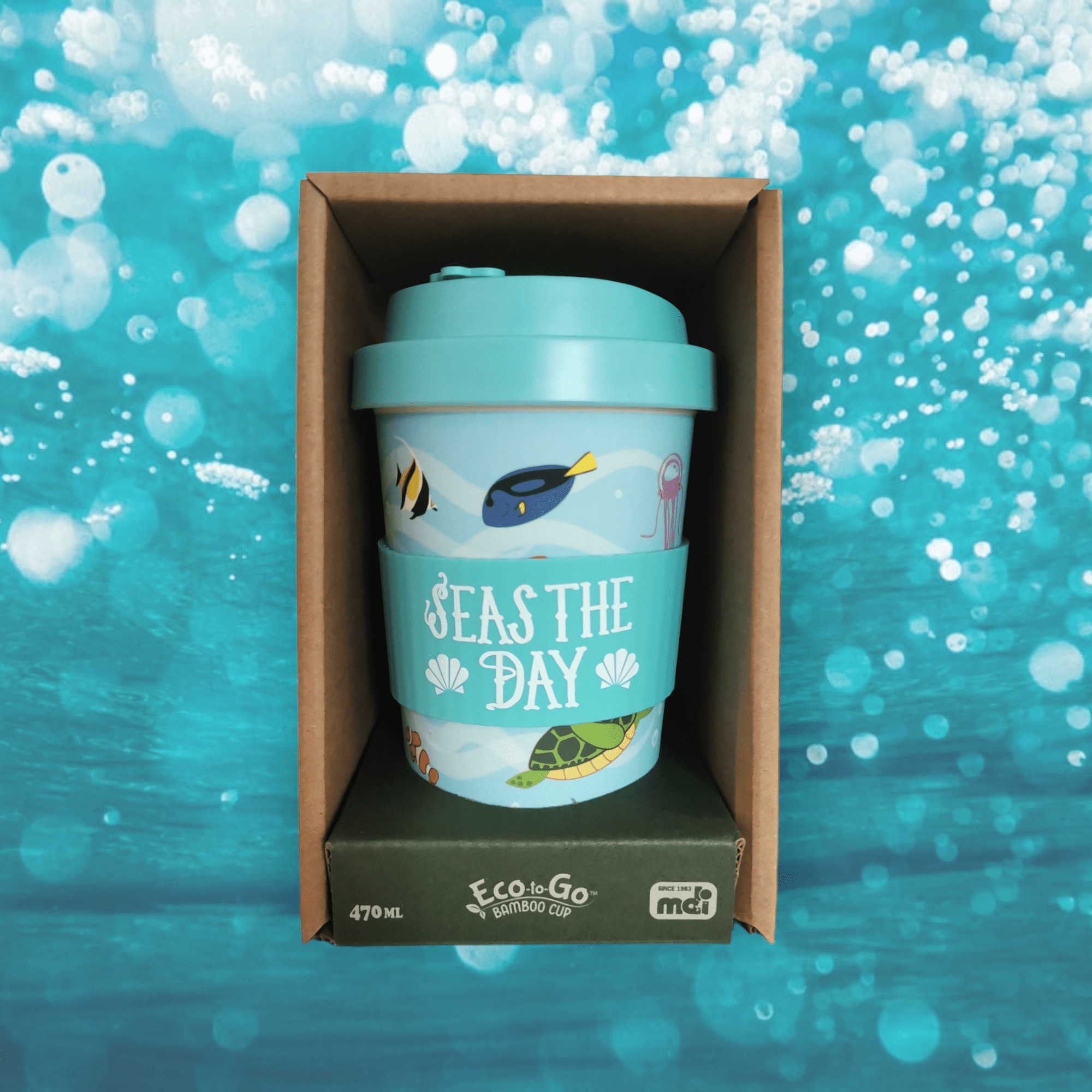 Seas the day, eco-to-go cup. – Sulphur City Soapery